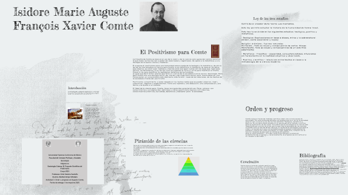 Orden y progreso en Augusto Comte by Maribel Arizpe Miramon on Prezi