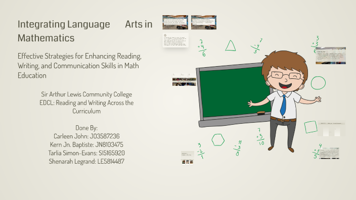 Integrating Language Arts in Mathematics by Shenarah Legrand on Prezi