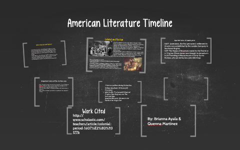 American Literature Timeline by Brianna Ayala on Prezi