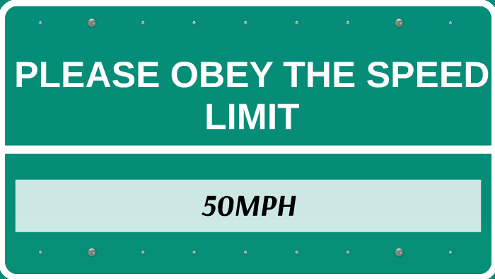 PLEASE OBEY THE SPEED LIMIT by Kalah Hodgkin on Prezi