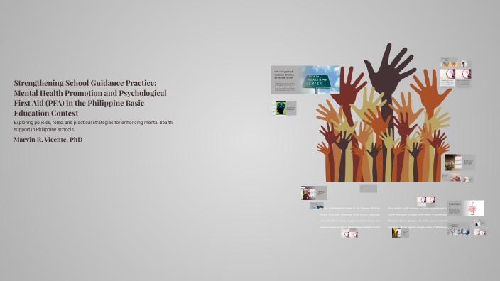 Strengthening School Guidance Practice: Mental Health Promotion and ...