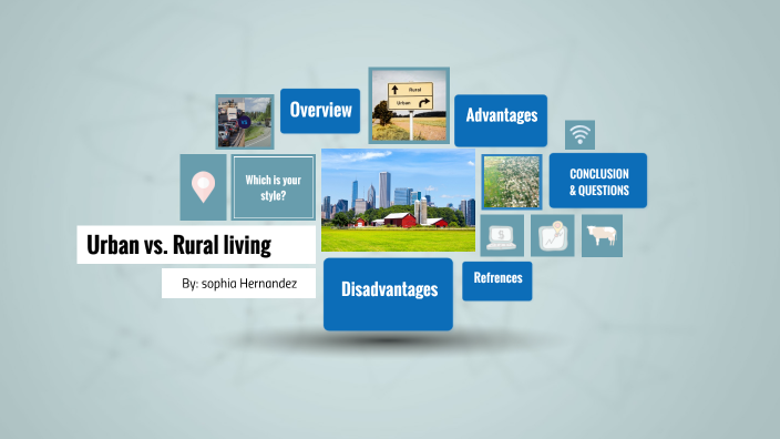 Urban vs. Rural Living by sophia hernandez on Prezi