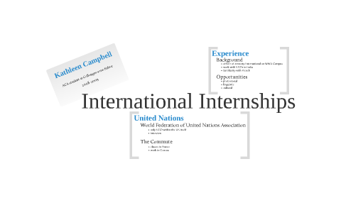 Internship Opportunities by Cassy Collins on Prezi