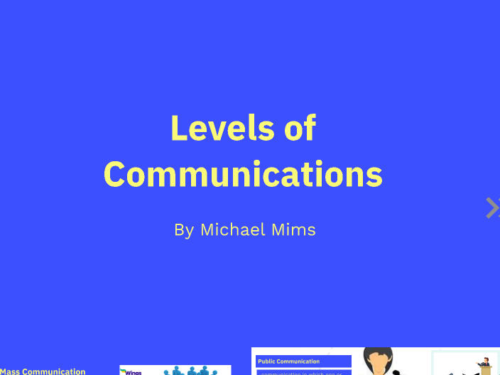 Types of communications by michael mims on Prezi