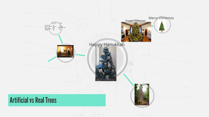 Artificial vs Real Trees by Julie LeGrand on Prezi