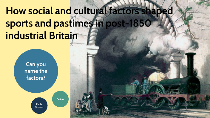 Social and cultural factors of post industrial Britain by Rebecca ...