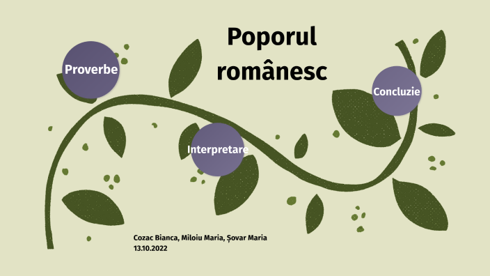 poporul românesc din perspectiva populară by Miloiu Maria on Prezi