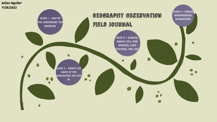 Geography - Observation - Field Journal by J Aguiler on Prezi