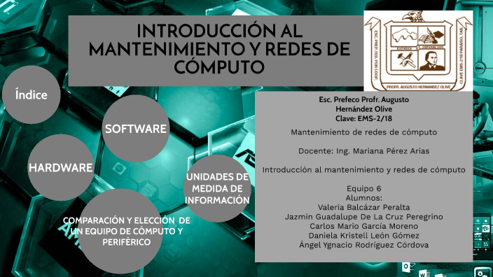 Introducción al mantenimiento y redes de cómputo by Jazmin Peregrino on ...