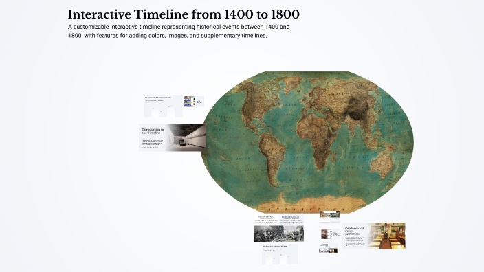 Interactive Timeline from 1400 to 1800 by Jesse Winters on Prezi