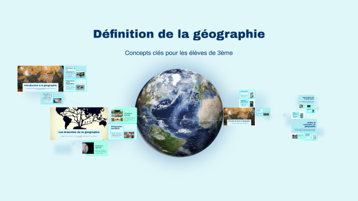 Définition de la géographie by Emmy Loiseau on Prezi