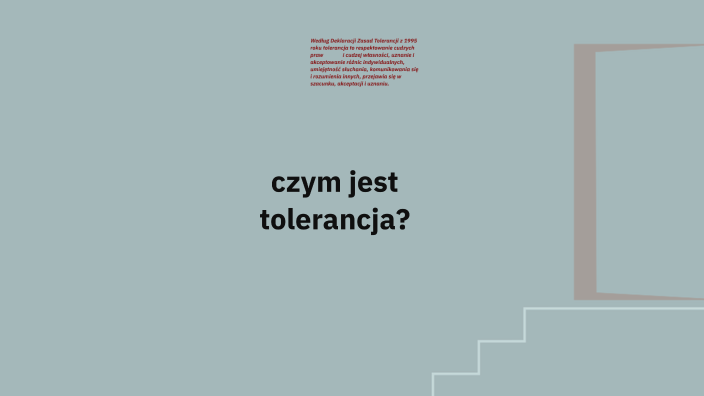 Tolerancja by dadki jagódka on Prezi