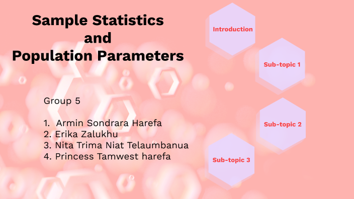 Sample statistics and population parameters by Nita Telaumbanua on Prezi