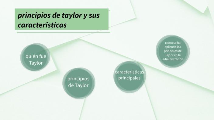 principios de taylor y sus caracteristicas by samuel rincon on Prezi