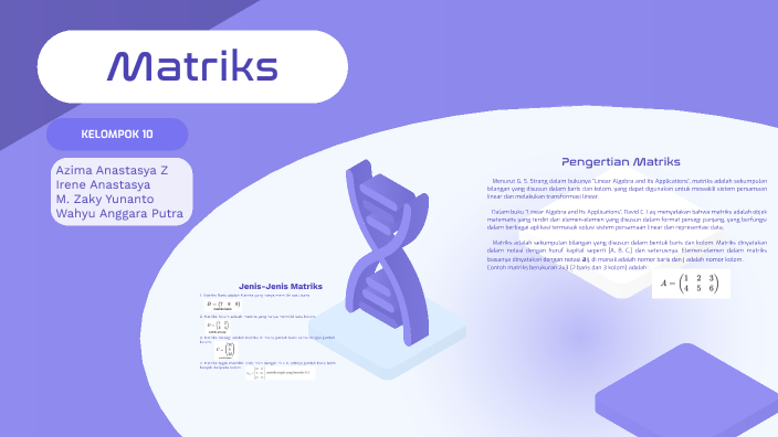 Matriks by Azima Anastasya Zaida on Prezi
