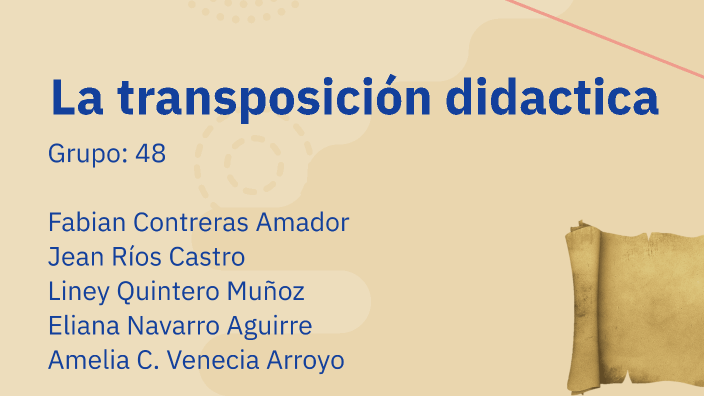 Didactic Transposition by Fabian Kontreras on Prezi