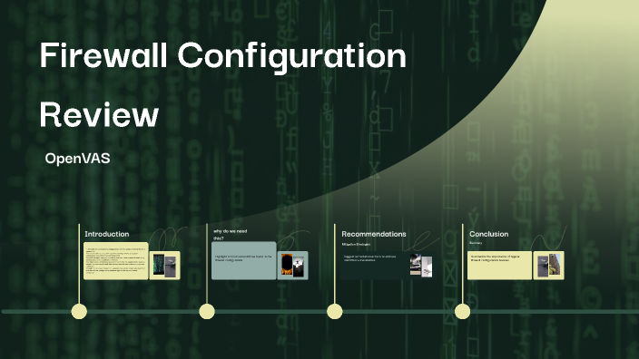 Firewall Configuration Review by Metal Bat on Prezi