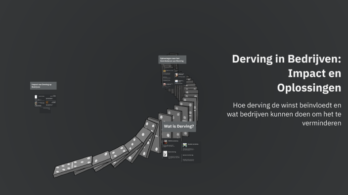 Derving in Bedrijven: Impact en Oplossingen by EF Martins on Prezi