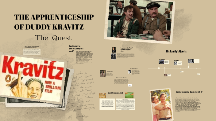 THE APPRENTICESHIP OF DUDDY KRAVITZ The 1u by Chenelle Wong on Prezi