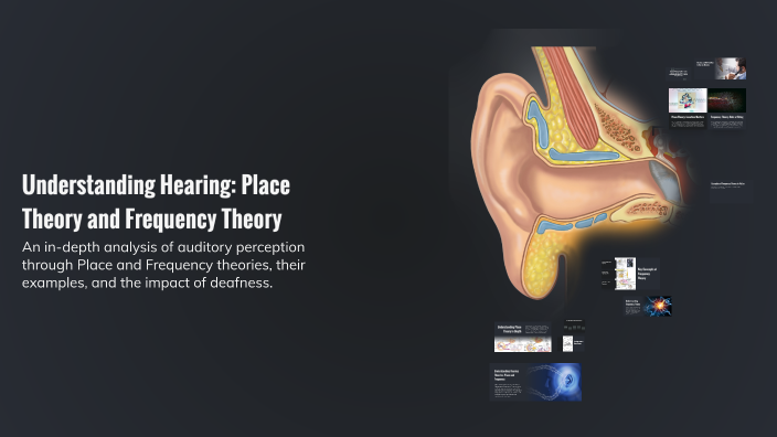 Understanding Hearing: Place Theory and Frequency Theory by alan ...