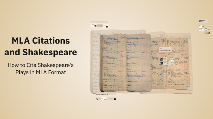 MLA Citations and Shakespeare by Renée Moran on Prezi