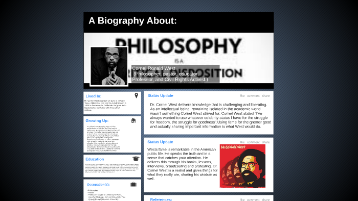 Cornel Ronald West by Leilani Audet on Prezi