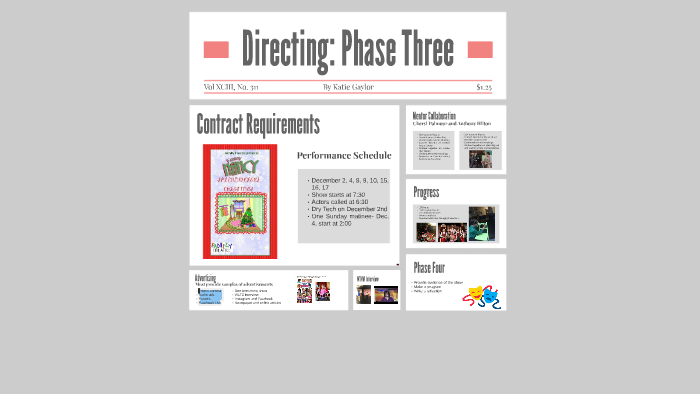Directing: Phase Three by Katie Gaylor