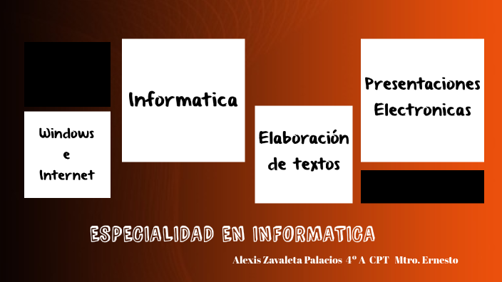 Especialidad en Informatica Alexis Zavaleta by Zavaleta Palacios Alexis ...