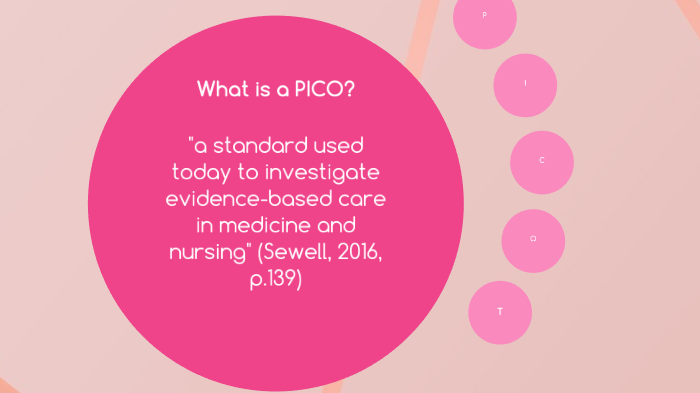 Writing a PICO by ashley montelbano on Prezi