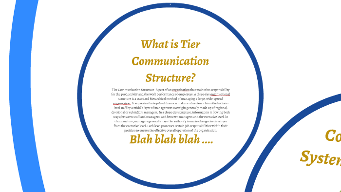 Tier Communication Structure by Damian Sikon on Prezi