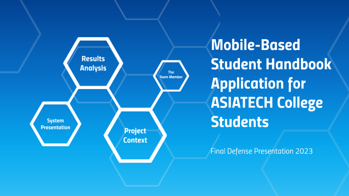 Mobile-Based Student Handbook Application for ASIATECH College Students by Lawrence Logmao on Prezi