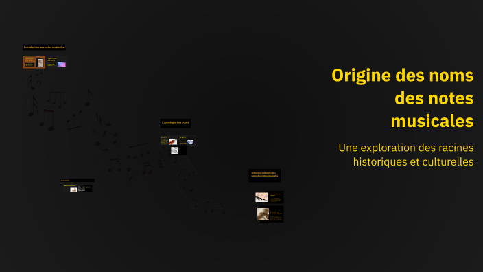 Origine des noms des notes musicales by Alain gauthier on Prezi
