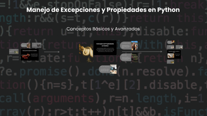 Manejo de Excepciones y Propiedades en Python by Mauricio Santiago ...