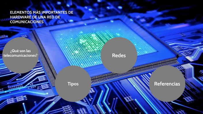 ELEMENTOS MÁS IMPORTANTES DE HARDWARE DE UNA RED DE COMUNICACIONES by ...