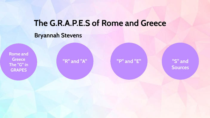 The ancient GRAPES of Rome and Greece by Bryannah Stevens on Prezi