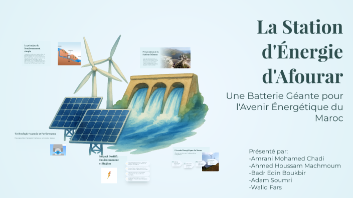 La Station d'Énergie d'Afourar by AMRANI Mohamed Chadi on Prezi