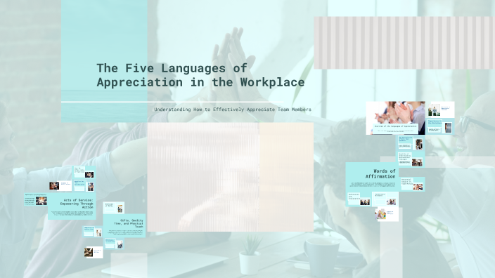 The Five Languages of Appreciation in the Workplace by Cassidy Griffith ...