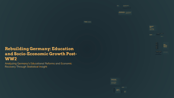 Rebuilding Germany: Education and Socio-Economic Growth Post-WW2 by ...