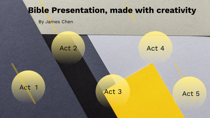 Bible presentation by James Chen on Prezi