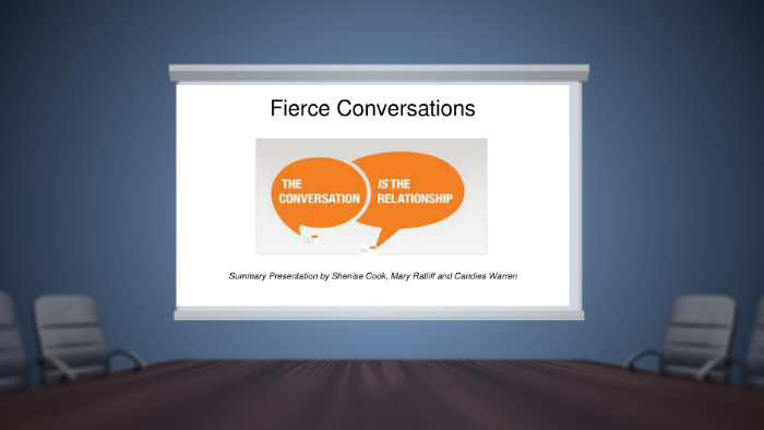 Summary of Fierce Conversations by Susan Scott by Shenise Cook on Prezi