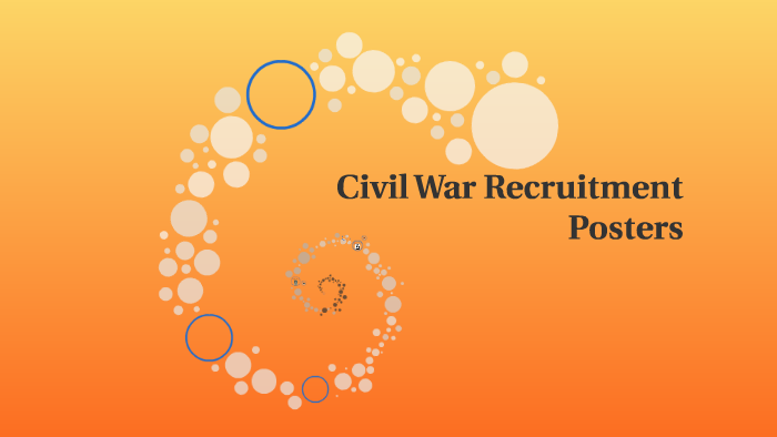 Civil War Recruitment Posters by Andrew TenHopen on Prezi