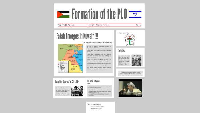 Formation Of The PLO by Ali Garada on Prezi