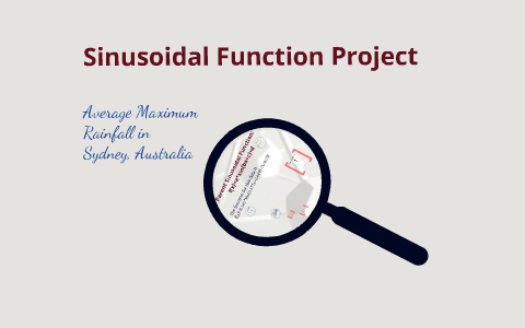 Sinusoidal Regression Analysis Sydney, Australia by Jacob Baker on Prezi