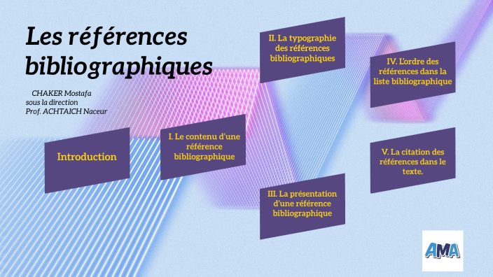 Les références bibliographiques by mostafa chaker on Prezi