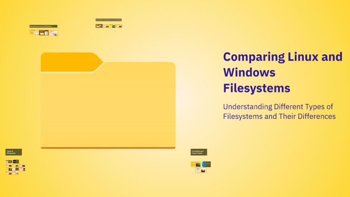 Comparing Linux and Windows Filesystems by vaibhav sharma on Prezi