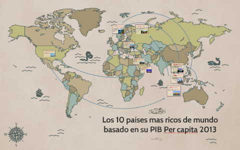 Los 10 países mas ricos de mundo basado en su PIB Per capita by Rafael ...
