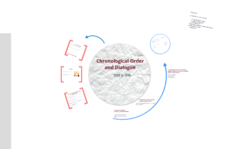 Chronological Order and Dialogue by Justin Fodor on Prezi