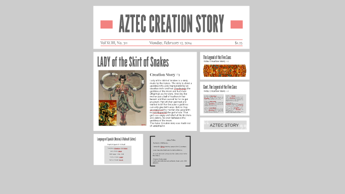 AZTEC CREATION STORY by sarhelia elenes