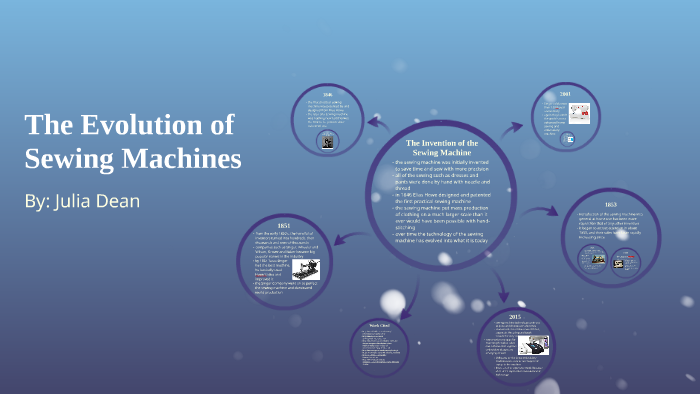 The Evolution of Sewing Machines by julia dean on Prezi