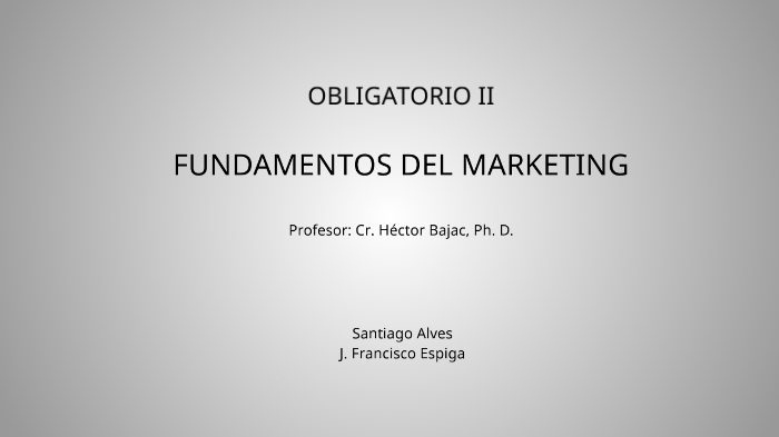 Fundamentos del Marketing - Ob1 by Jota Esper on Prezi